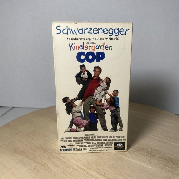 Media | Kindergarten Cop Vhs 1991 Arnold Schwarzenegger | Poshmark